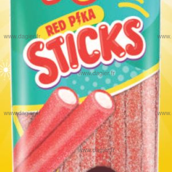DAMEL - Red Pika Stick 90gr x 13 uns - Damel - Grossiste bonbon